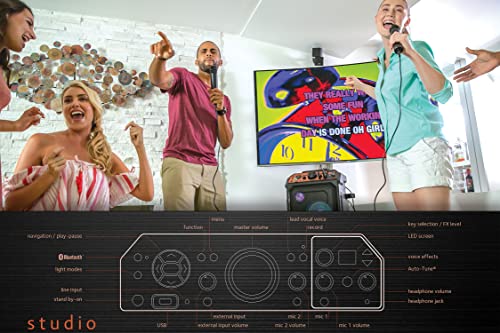 Singing Machine Studio All-In-One Entertaining System with Auto-Tune (SDL2093)