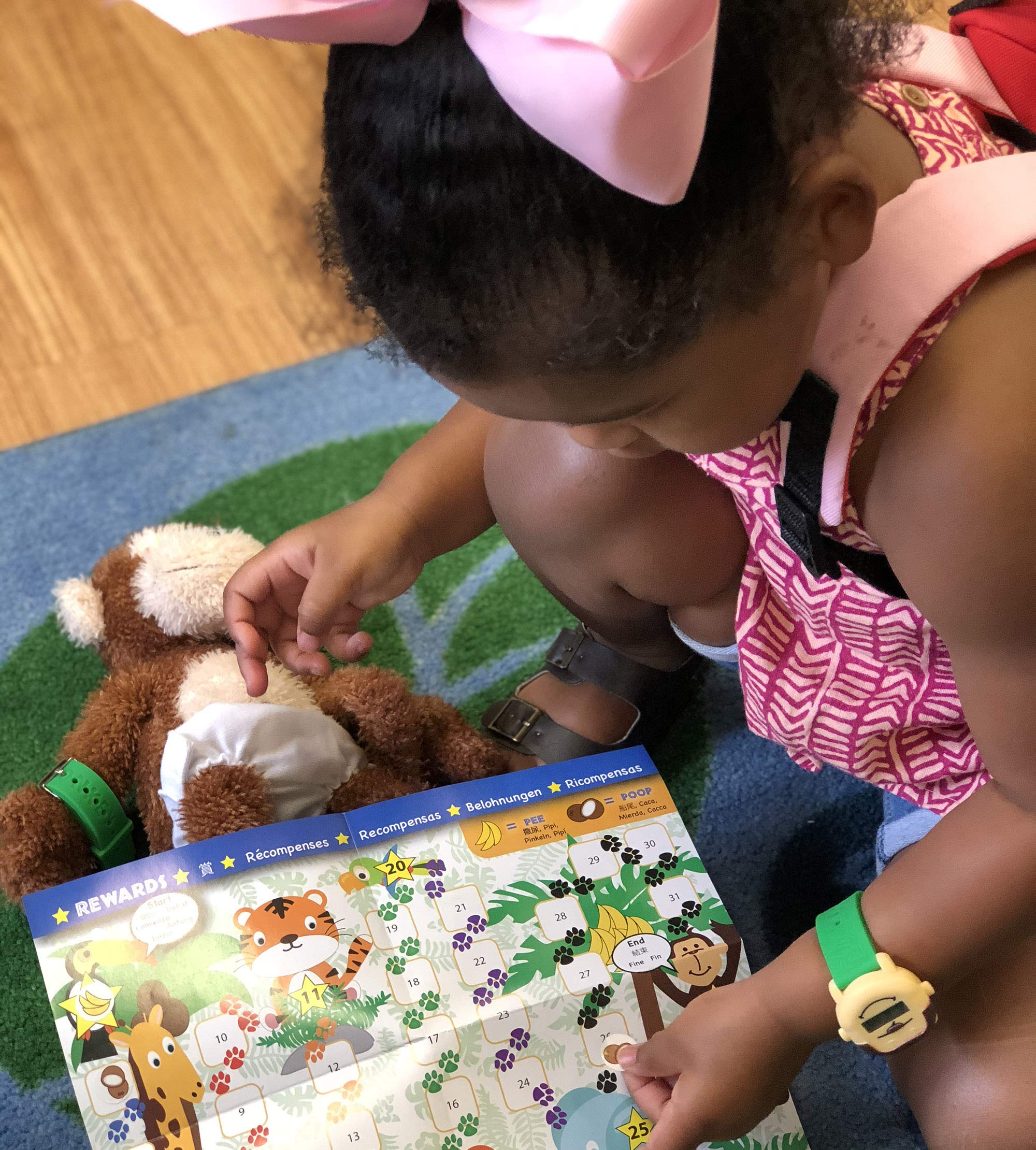 Potty Monkey Watch with The Potty Trainer Book