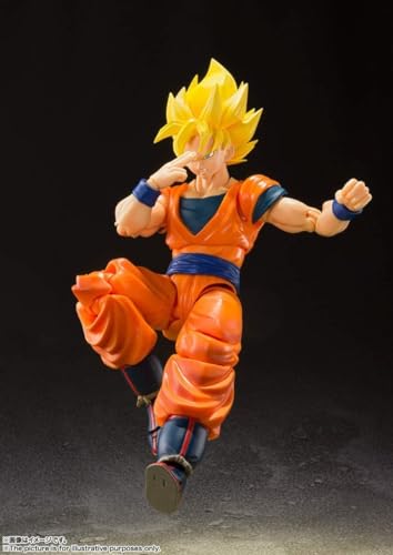 TAMASHII NATIONS - Dragon Ball Z - Super Saiyan Full Power Son Goku, Bandai Spirits S.H.Figuarts Action Figure
