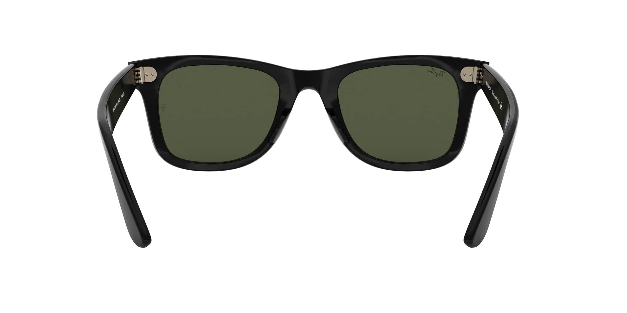 Ray-Ban Rb4340 Wayfarer Ease Square Sunglasses, Black/G-15 Green, 50 mm