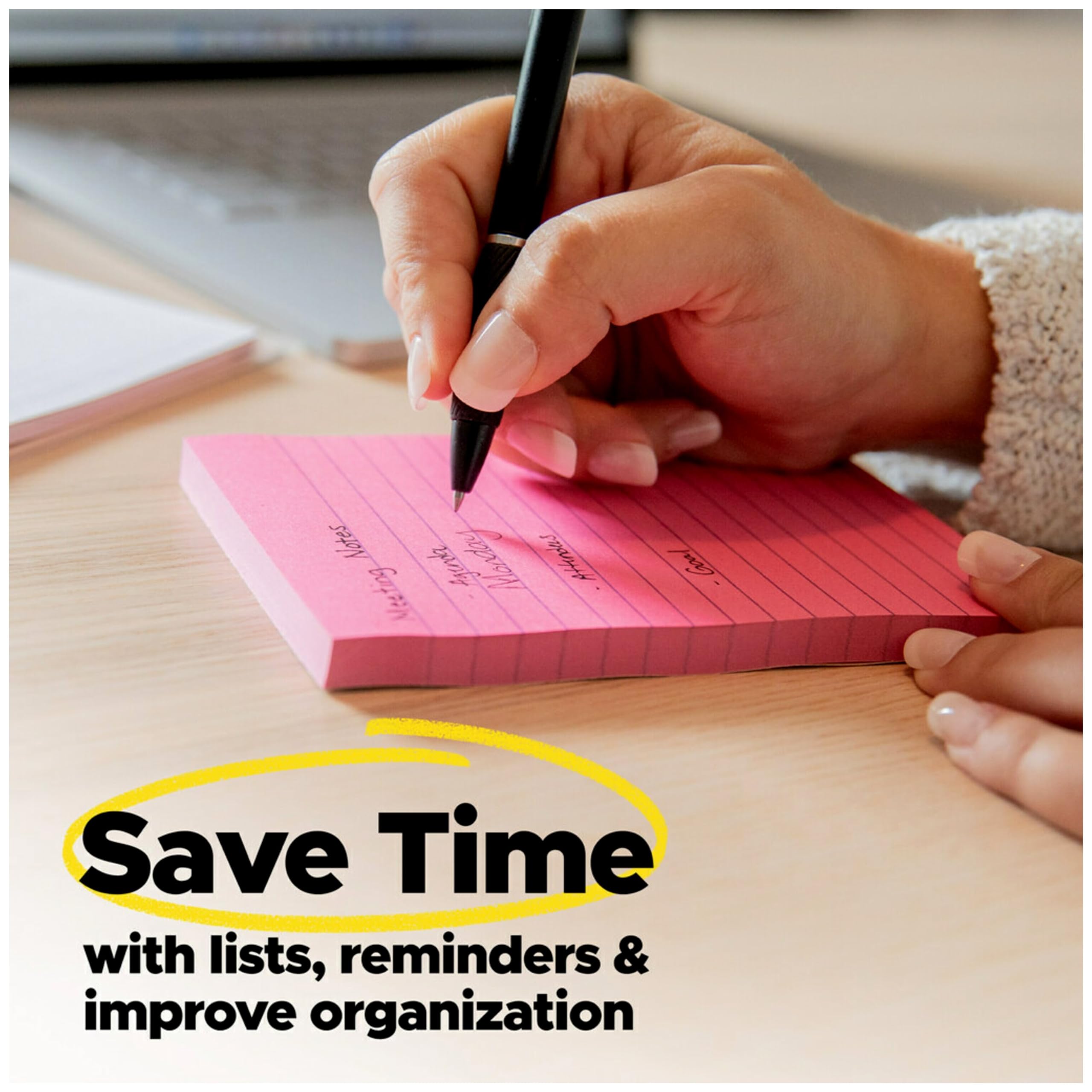 Post-it Pop-up Notes 3x3 in, 6 Pads, America's’s #1 Favorite Sticky Notes, Canary Yellow, Clean Removal, Recyclable (R330-YW6PK)