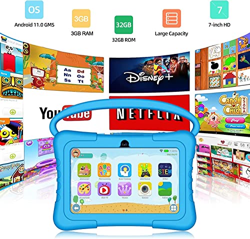 YOBANSE Kids Tablet, 7 inch Tablet for Kids 3GB RAM 32GB ROM
