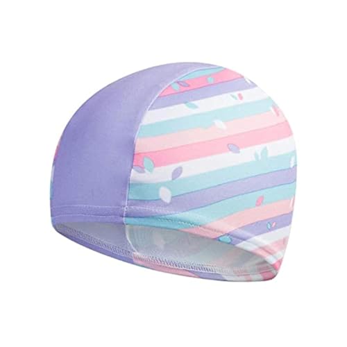 Speedo Infant Printed Polyester Swimming Cap, Galinda/Hard Candy/Marine, One Size