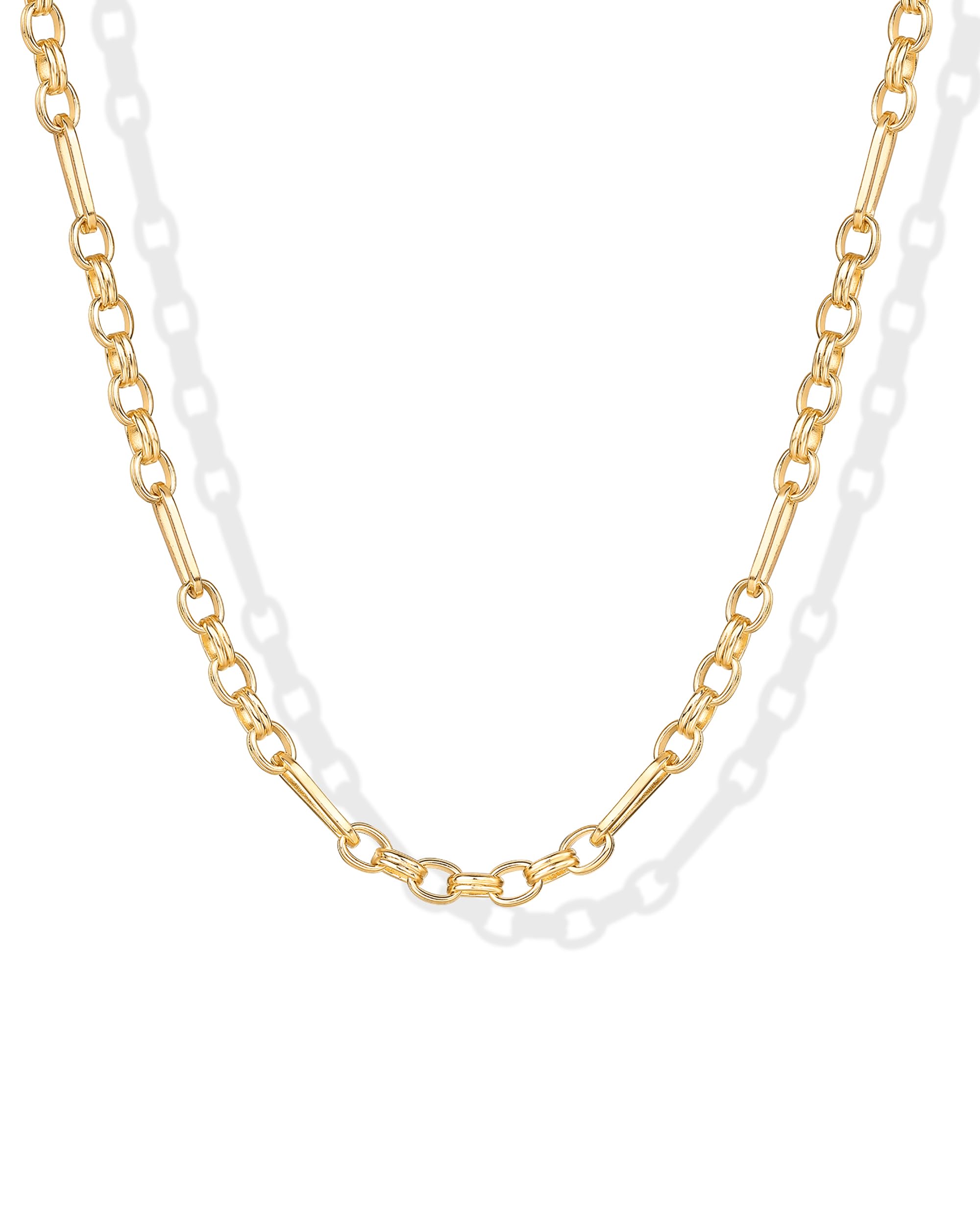 PAVOI 14K Yellow Gold Plated Chain Necklace | Chain Necklaces for Women | Womens Gold Necklaces