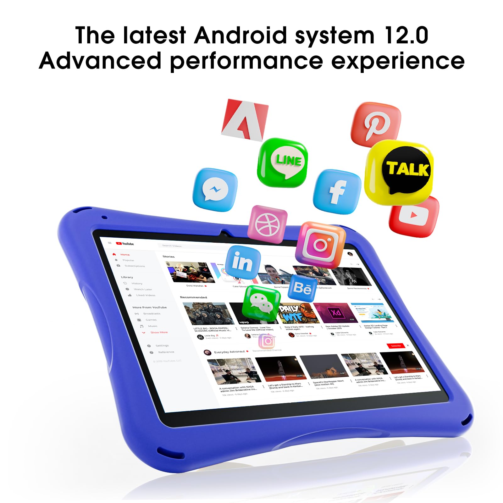 SGIN Tablet, 10.1 Inch Android 13 Tablets 4GB RAM 128GB ROM with Octa-Core 2.0Ghz Processor, 1280 * 800 Pixel IPS Screen, 2MP+8MP Camera, 6000mAh, WiFi, Bluetooth 5.0