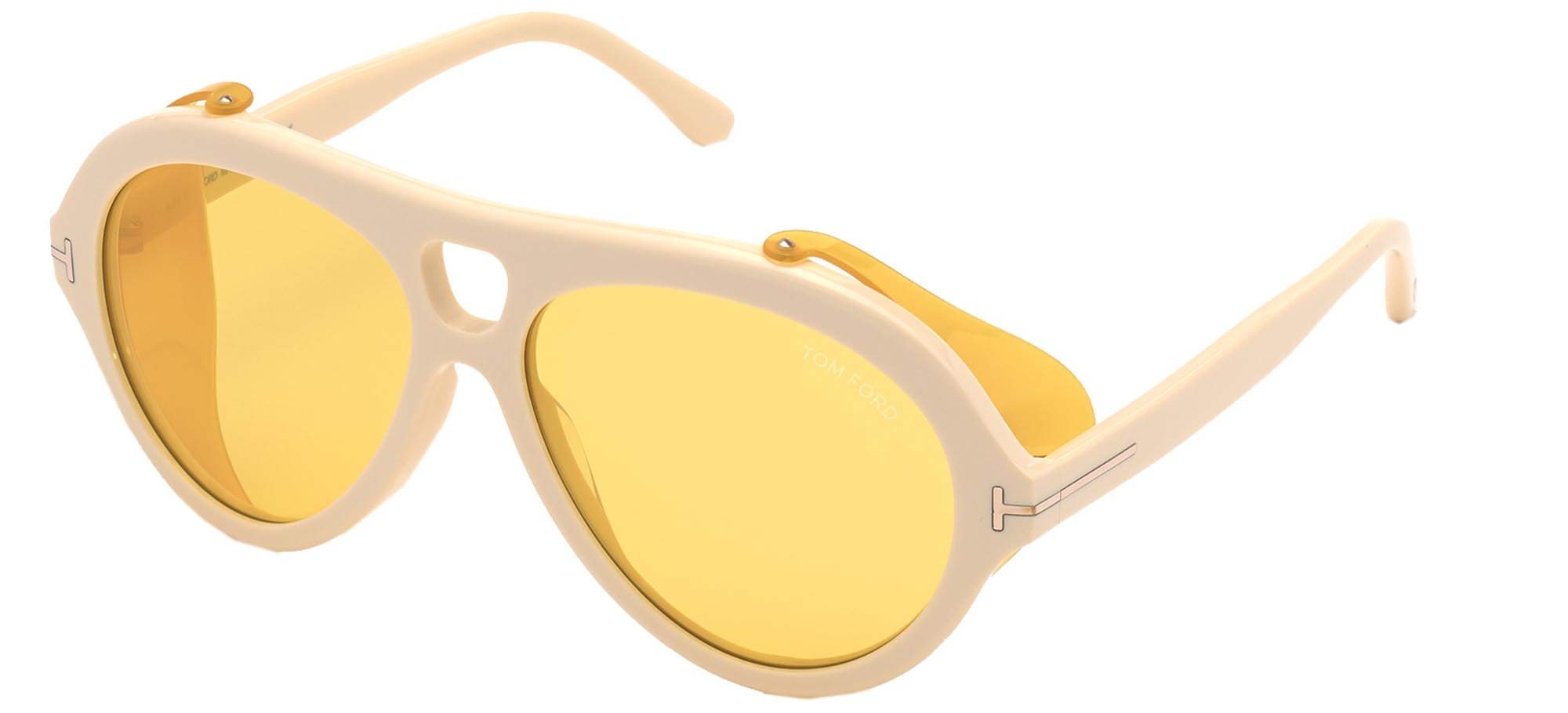 Tom Ford NEUGHMAN FT 0882 Ivory/Brown Yellow 60/15/145 men Sunglasses