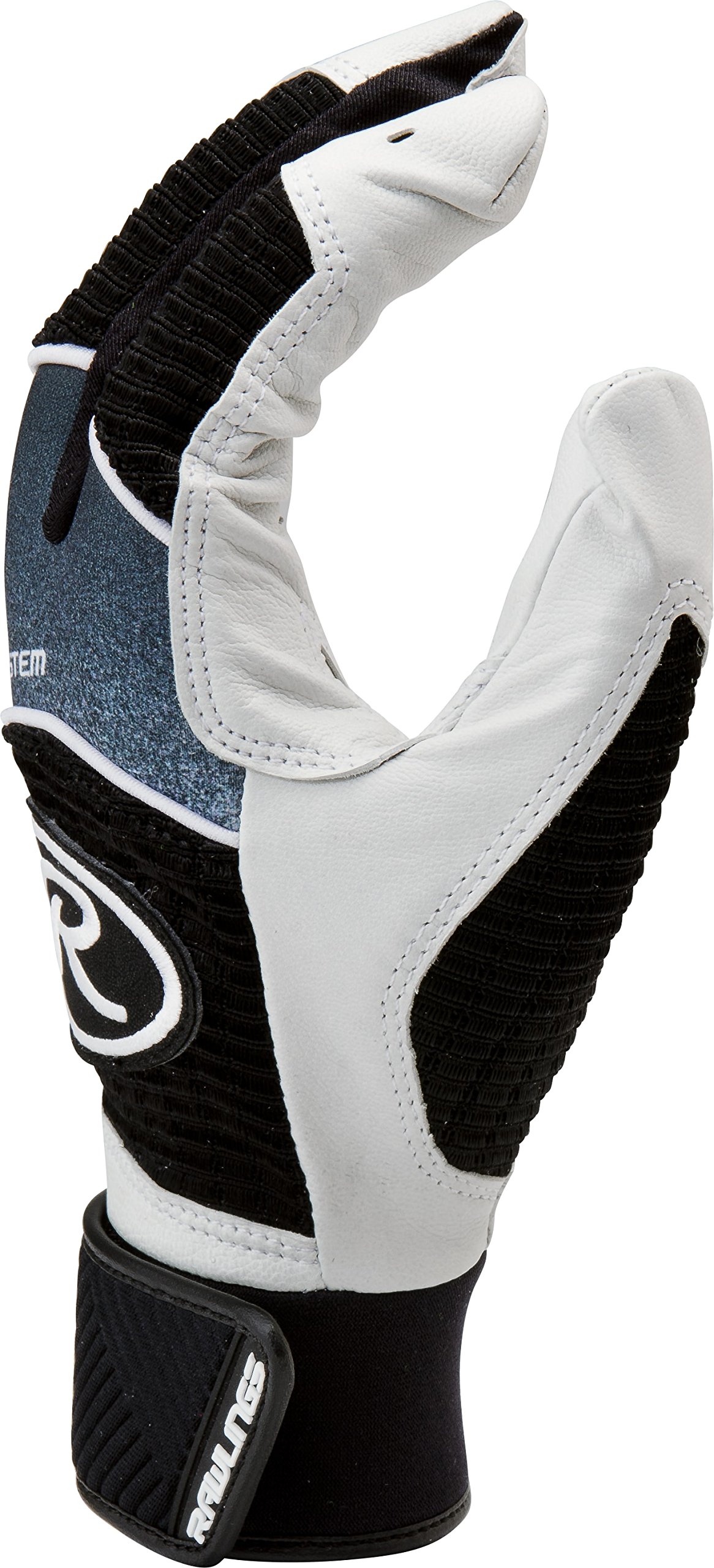 Rawlings Workhorse 950 Series Youth Batting Gloves, Black, Large