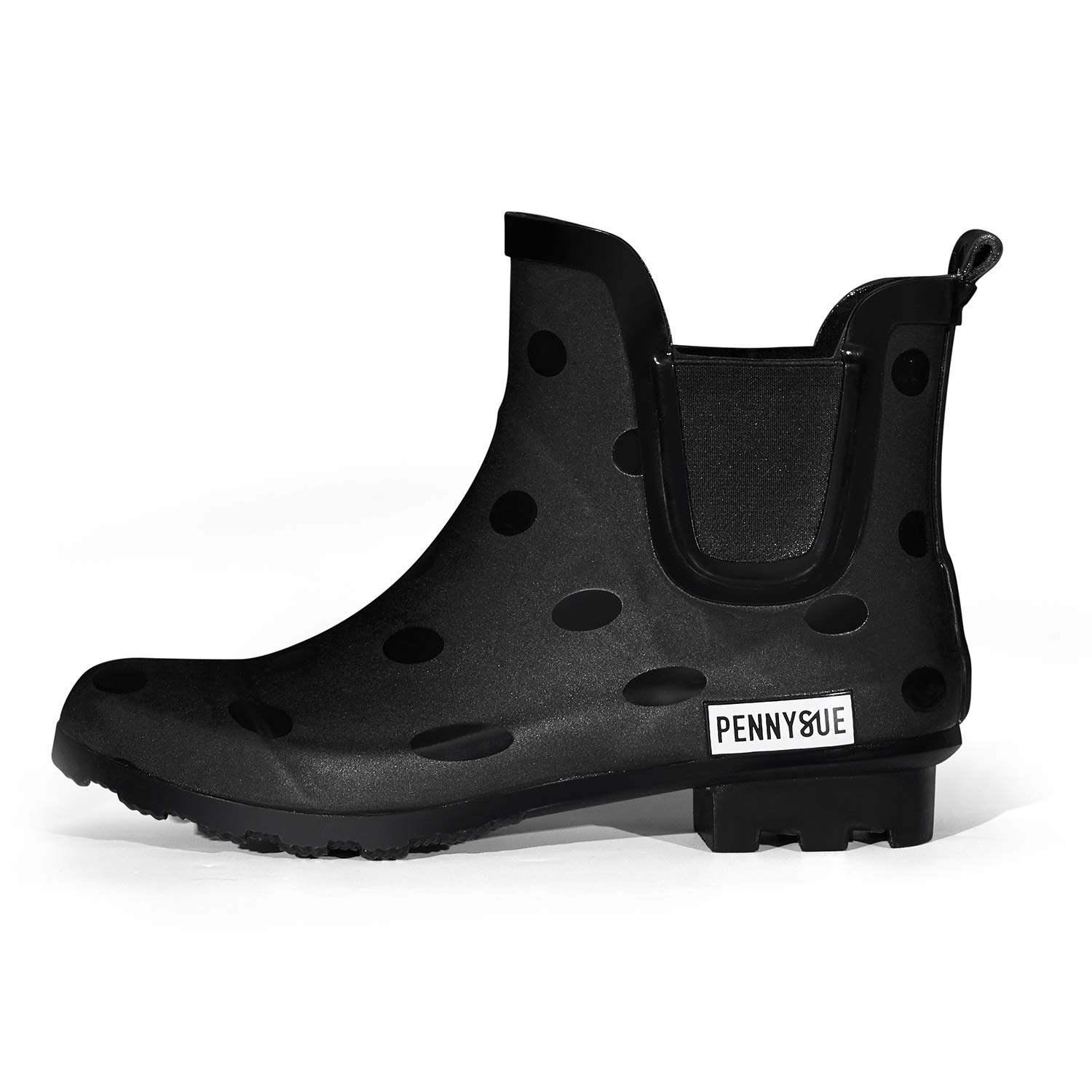 PENNYSUE Women's Ankle Rain Boots Waterproof Short Chelsea Booties Outdoor Garden Work Shoes Anti Slip