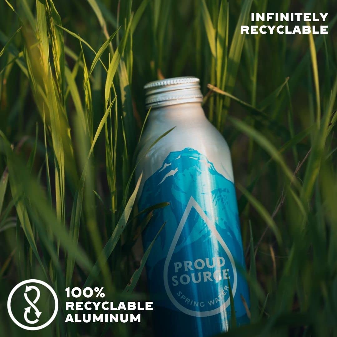 Proud Source Naturally Alkaline Spring Water, 16oz Bottles (6 pack)