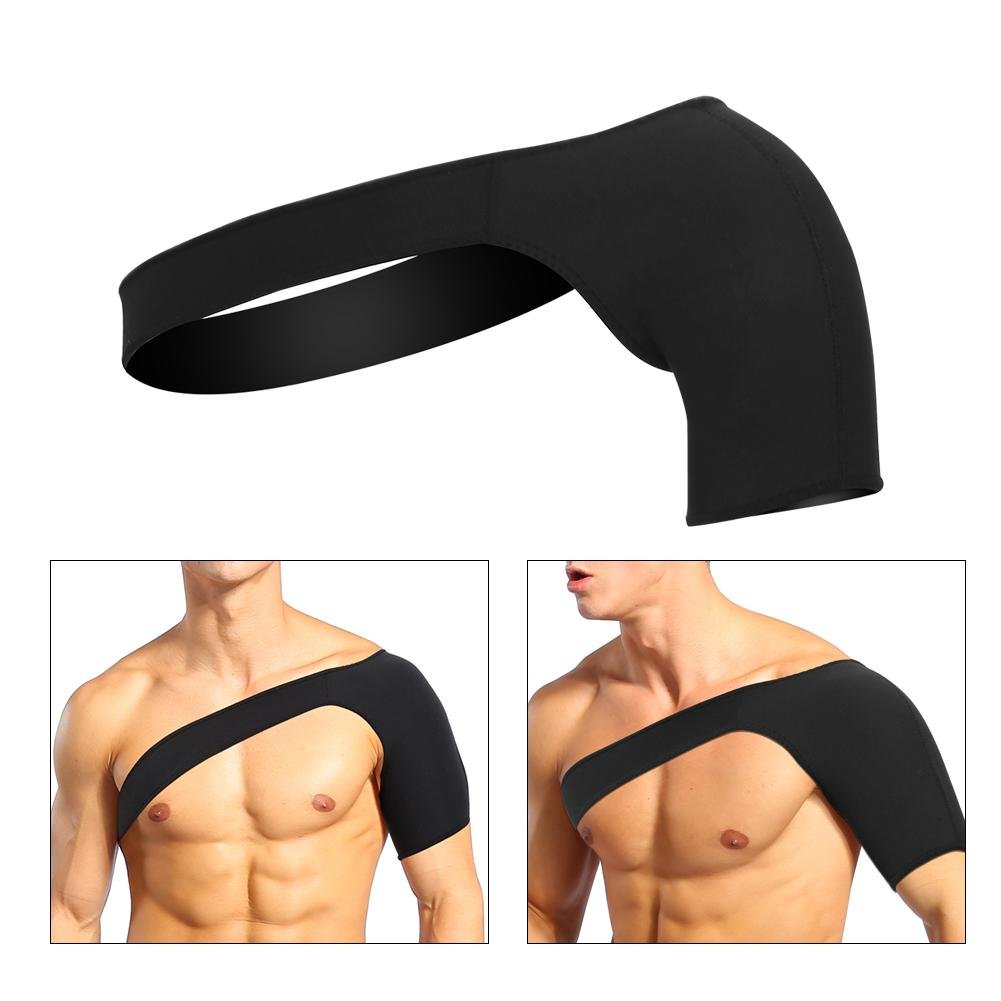 Shoulder Support Strap, Adjustable Compression Shoulder Brace for Torn Rotator Cuff and Other Shoulder Injuries Fit Sleeve Wrap Men Women(XL50-55cm)