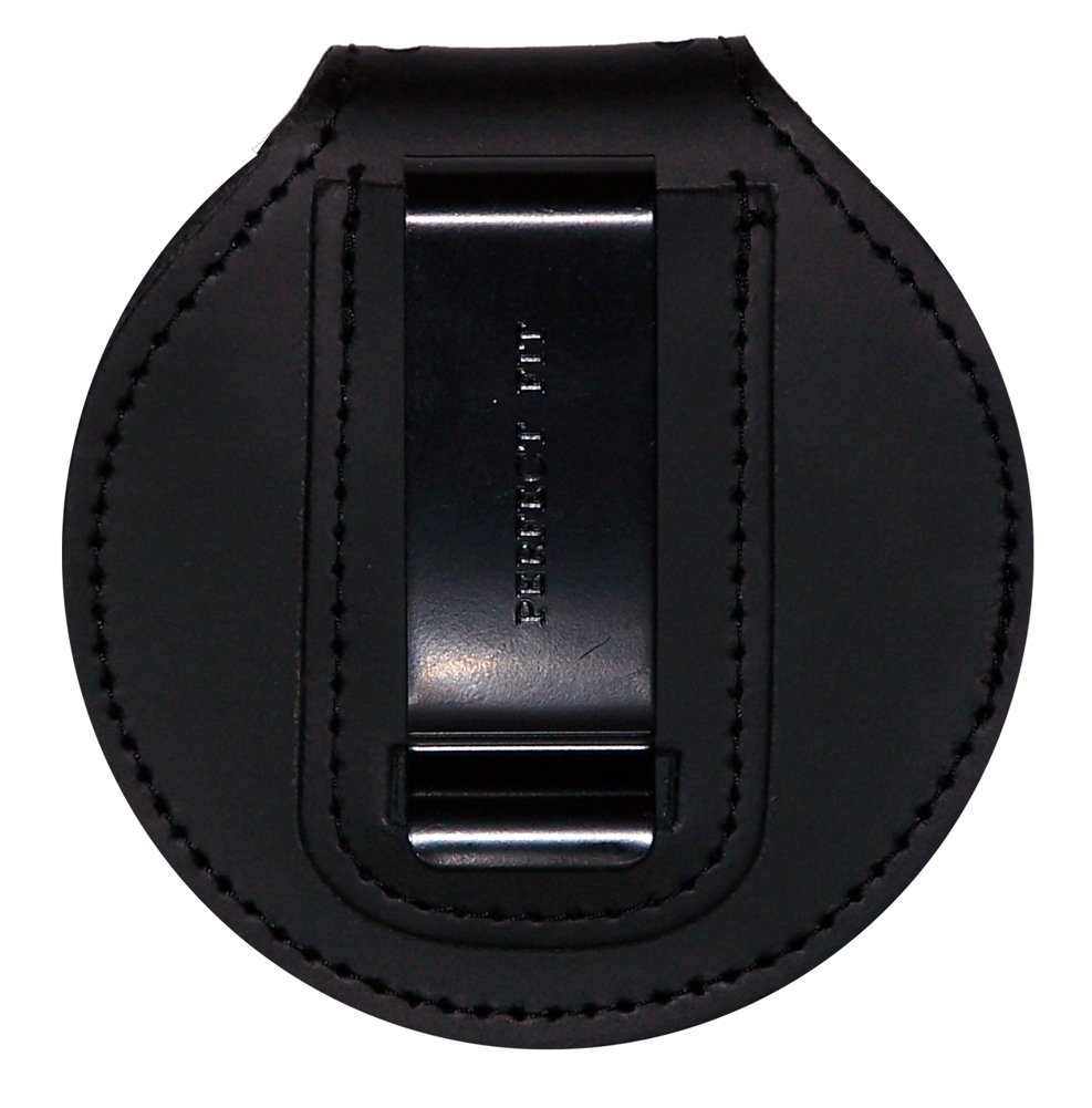 Perfect Fit Shield Wallets Florida Sheriff Five-Point Star Badge Holder (Black, Cutout PF185, 2.7 inches Tall)