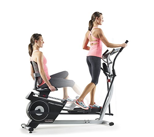 ProForm Hybrid Trainer Recumbent Bike and Rear Drive Elliptical, Compatible with iFIT Personal Training at Home