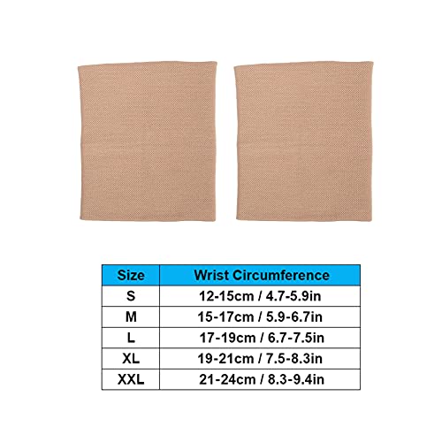 Sonew Compression Wrist Support Sleeves, Breathable Hand Support for Wrist Swelling, Soreness, Carpal Tunnel and Sprained, Elastic Sports Wrist Bands for Men