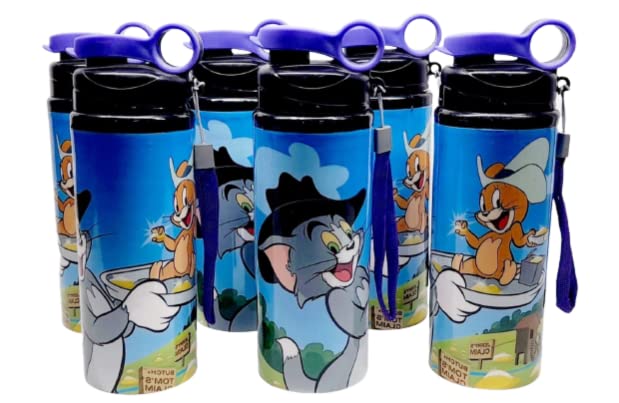 Tom & Jerry Print Copper Bottle For Drinking Water Copper Water Bottle Drink More Leak Proof Copper Water Vessel Premium Copper Bottle With Leak Proof Design By ORNATE INTERNATIONAL.