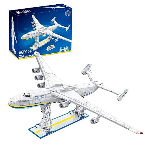 PANW An-225 Transport Aircraft Model Building Toy, Military Large Transport Airplane Model Bricks Kit, Plane Construction Set for Teens and Adults (5350PCS)