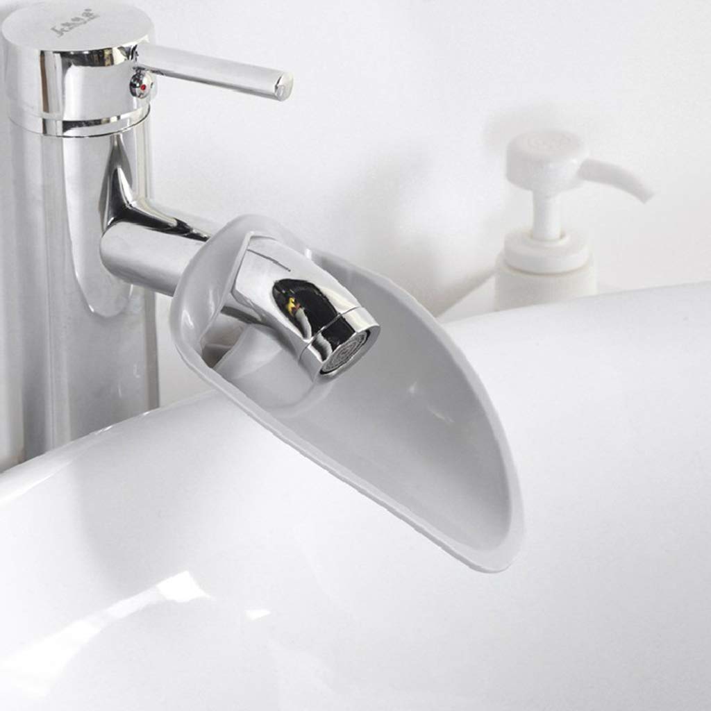 Potelin Premium Quality Practical Bathroom Water Tap Faucet Extender for Children Kid Baby Washing Hands