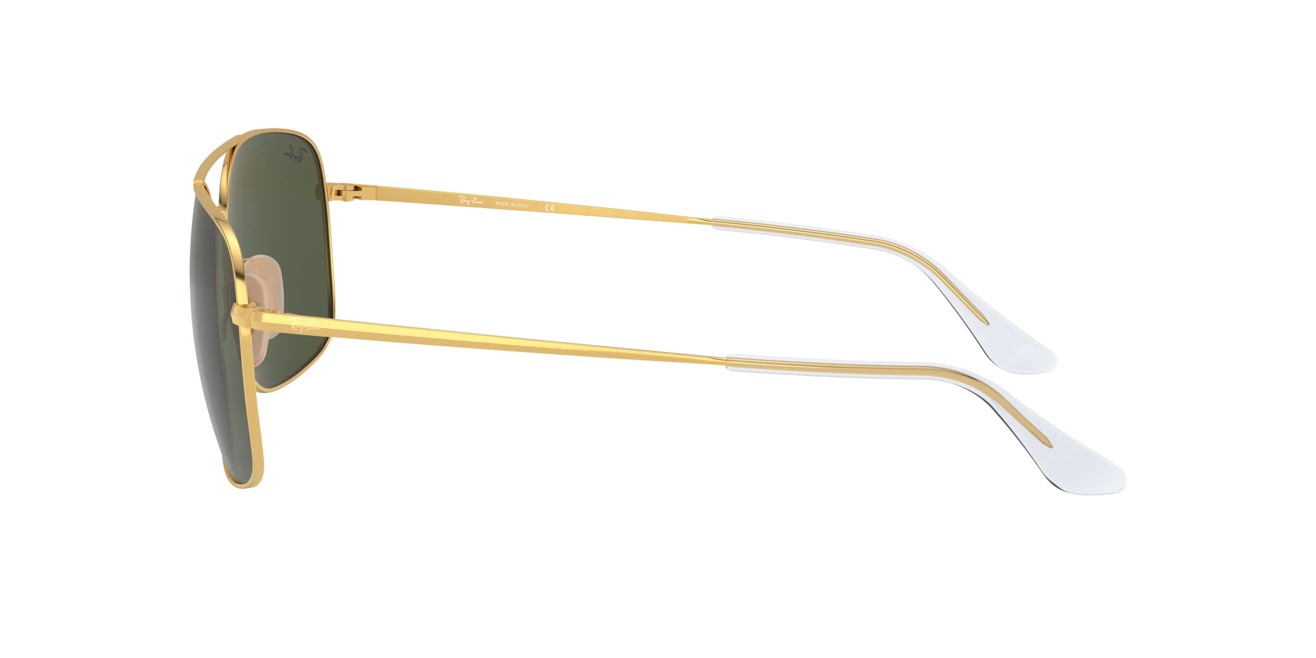 Ray-Ban RB3611 Square Sunglasses, Gold/G-15 Green, 60 mm