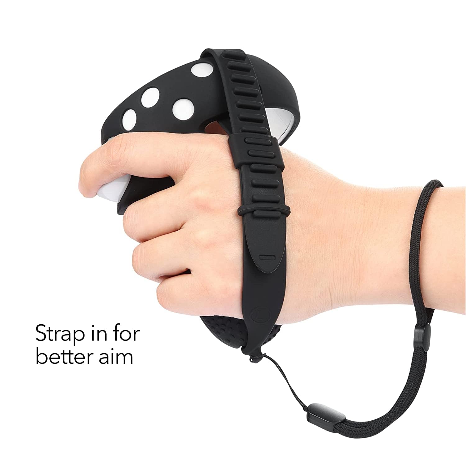 Wasserstein Silicone Skin Set Compatible with Meta/Oculus Quest 2 - Includes Meta/Oculus Quest 2 Accessories - Controller Grip Shells, Sweatproof Face Cover, Protective Lens Cover, Wrist Straps -