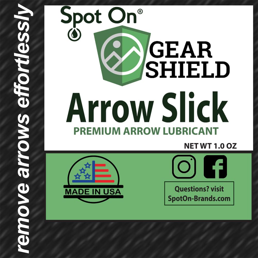 Spot On® Gear Shield Arrow Slick Premium Arrow Lube - 2 Pack - Made in The USA
