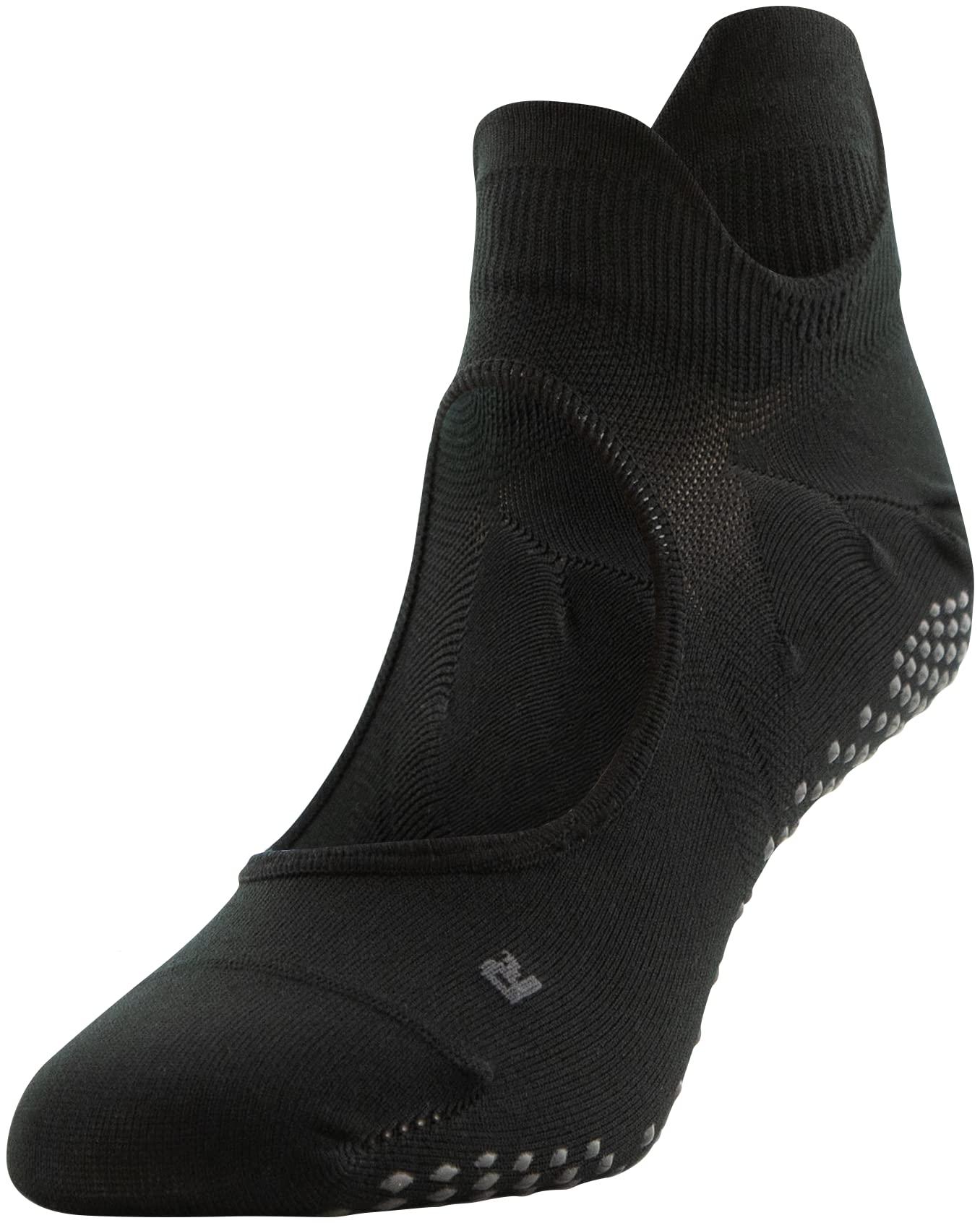 Under Armour Women's Breathe Balance No Show Socks, 2-Pairs, Black, Medium