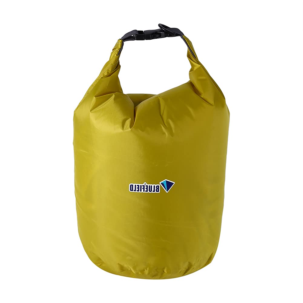 Waterproof Dry Bag Set, Folded Floating Storage Bag Waterproof Material 3 Colors and 4 Capacities for Floating for Swimming(Bean Green Small 20L)
