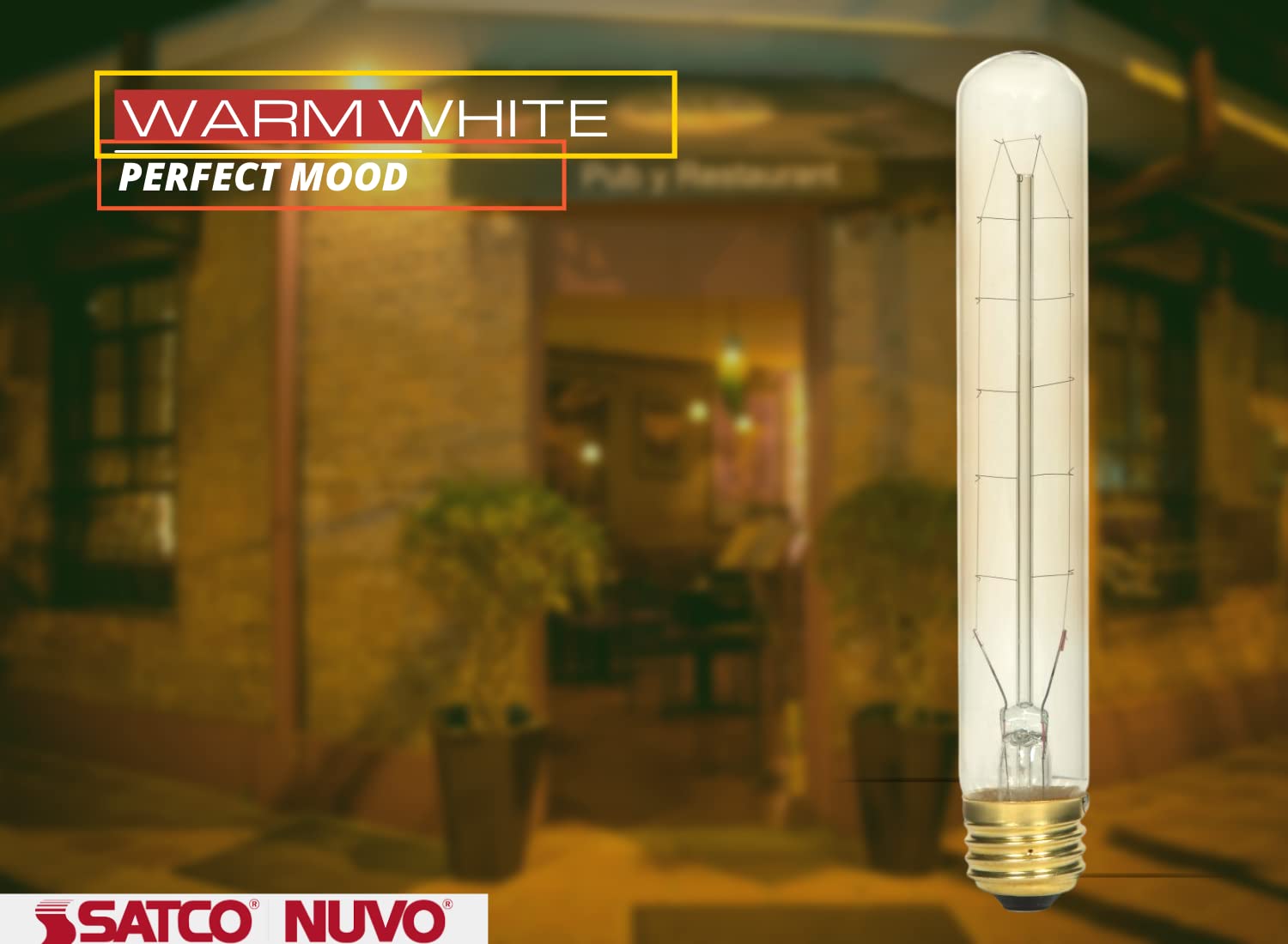 Satco 60 Watt T9 Incandescent; Clear; 3000 Average Rated Hours; 230 Lumens; Medium Base; 120 Volt for Pendant Lighting Fixtures, Decorative for Dining Room, Studio, Lounge, Restaurants (6 Pack)
