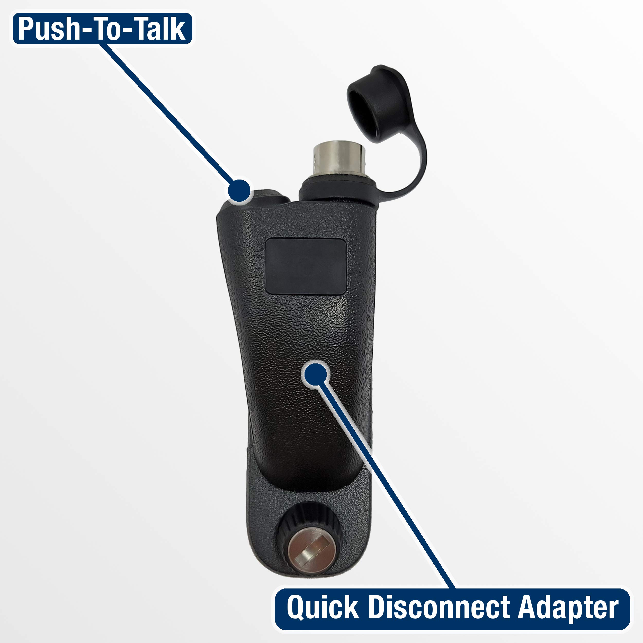 Sheepdog LEO-2W-APXQD Earpiece, Quick Release Police Lapel Mic Headset, Wired, Black Cable, Compatible with Motorola APX 6000 APX 7000 APX 8000 and APX 4000 Radios