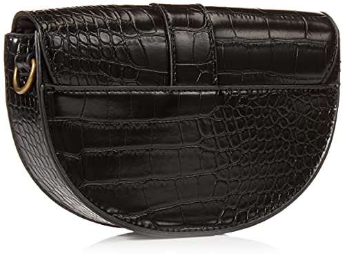 The Drop Women's Helen Saddle Crossbody Bag Black, One Size