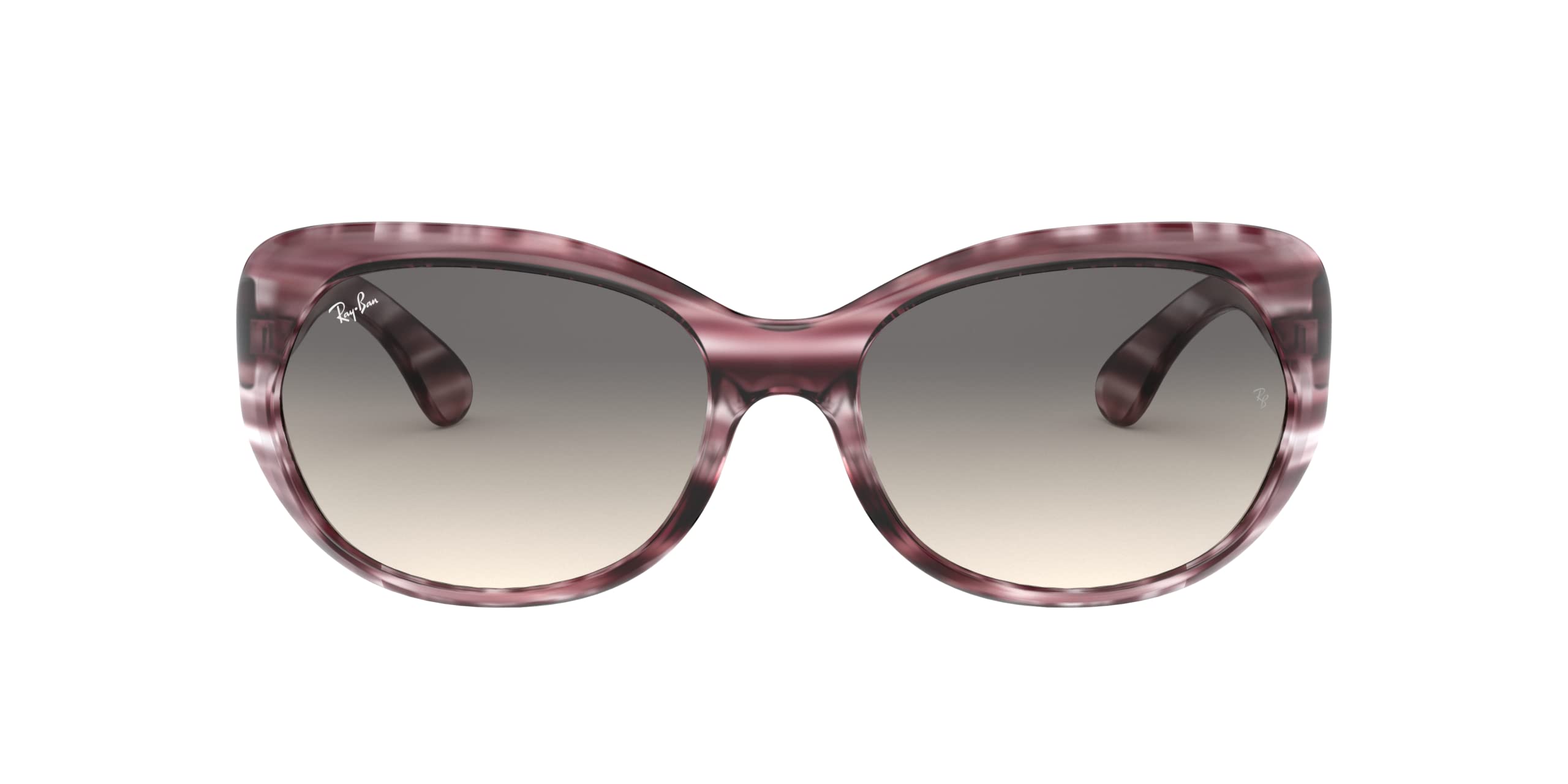 Ray-Ban Women's Rb4325 Square Sunglasses, Light Havana/Dark Brown, 59 mm