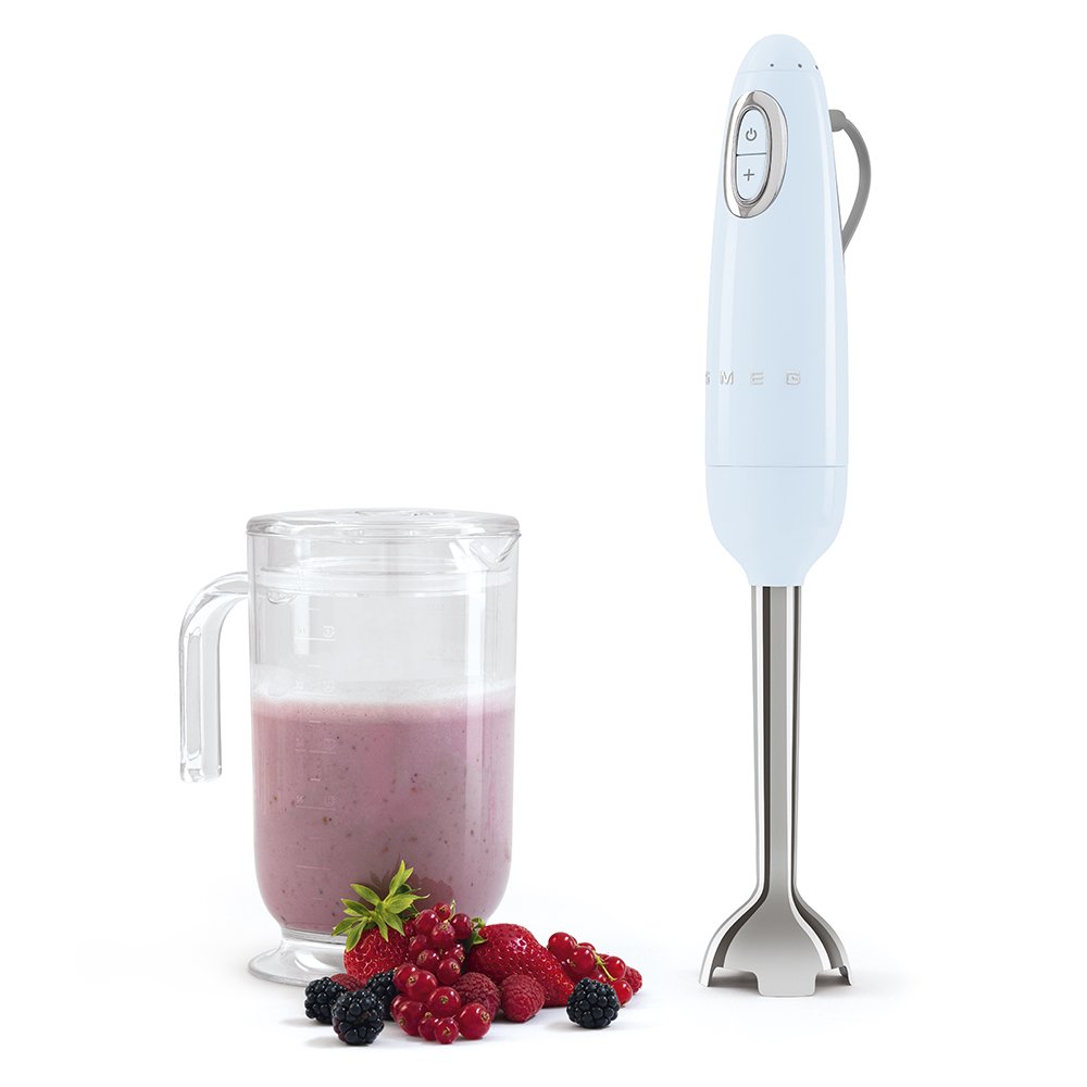 Smeg HBF02PBUS Hand Blender, Pastel Blue, One Size