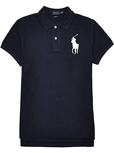 Polo Ralph Lauren Womens Big Pony Polo (Meduim, Navy White Pony)