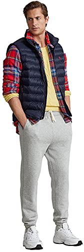 Polo Ralph Lauren Mens Full Zip Puffer Vest (XX-Large, Aviator Navy)