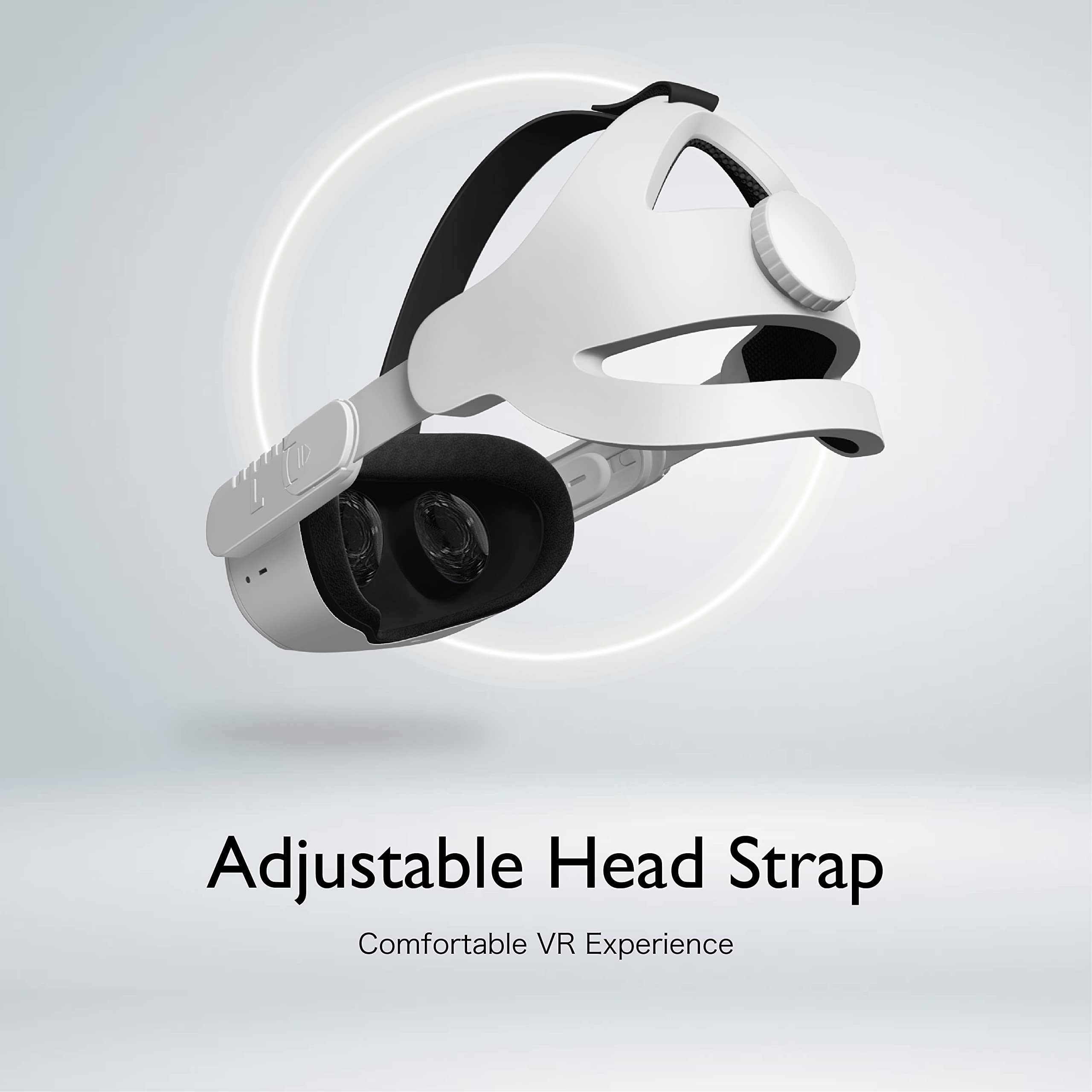 TNP Head Strap for Oculus Quest 2 Elite Strap Replacement with Enhanced Support and Comfort, Lightweight Adjustable Pro Head Strap Oculus Quest 2 Accessories for Official Oculus Quest 2