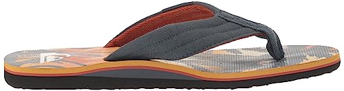 Quiksilver Men's Molokai Layback II Flip Flop Sandal, Grey 1 233, 7