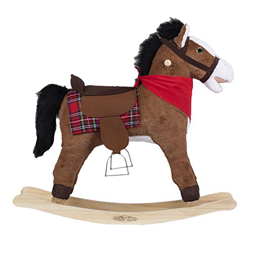Rockin' Rider Durango Rocking Horse, Brown, Large