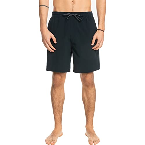 Quiksilver Ocean Elastic Amphibian 18 Hybrid Shorts Mens Sz L Black