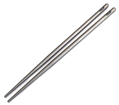 Titanium (TI) Super Strong Lightweight Professional Chopsticks Drawstring Breathable Storage Bag - Please select style - By TitanOwl (9" - No Sack)