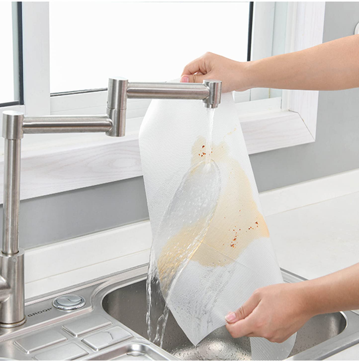 Shelf Liners, Kitchen Drawer Liner Drawer Mats Washable EVA BPA Free Waterproof & Oil-Proof Cupboard Cabinet Shelf Protector, 12 Inches x 10 FT, Non Adhesive Drawers (Diamond Pattern)
