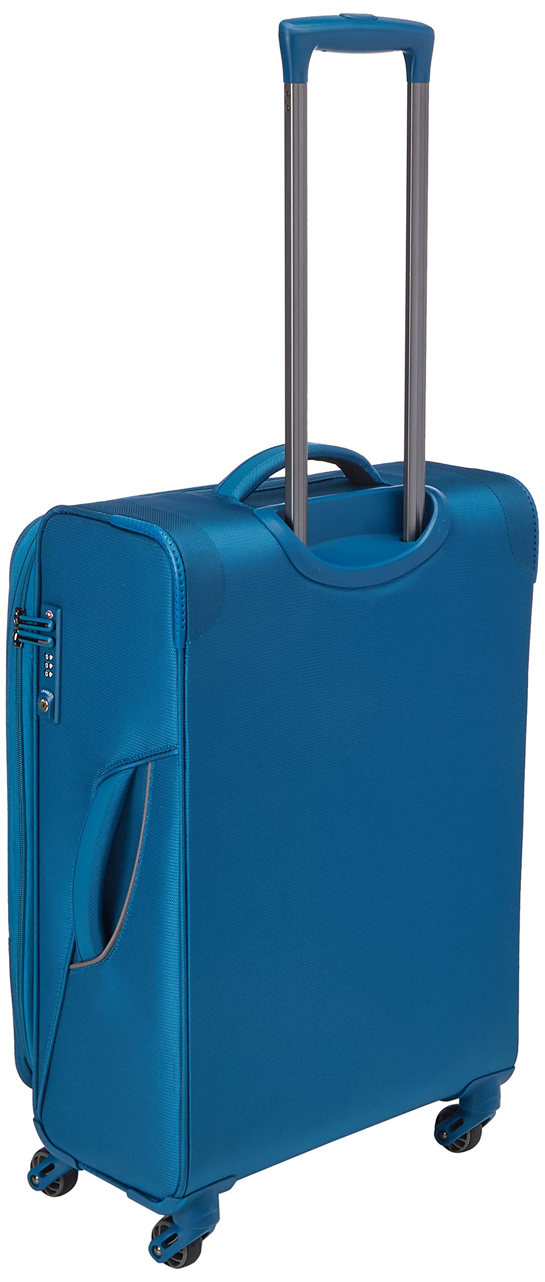 Samsonite Patrono Spinner Unisex Medium Blue Polyester Luggage Bag TSA Approved 108105-1090