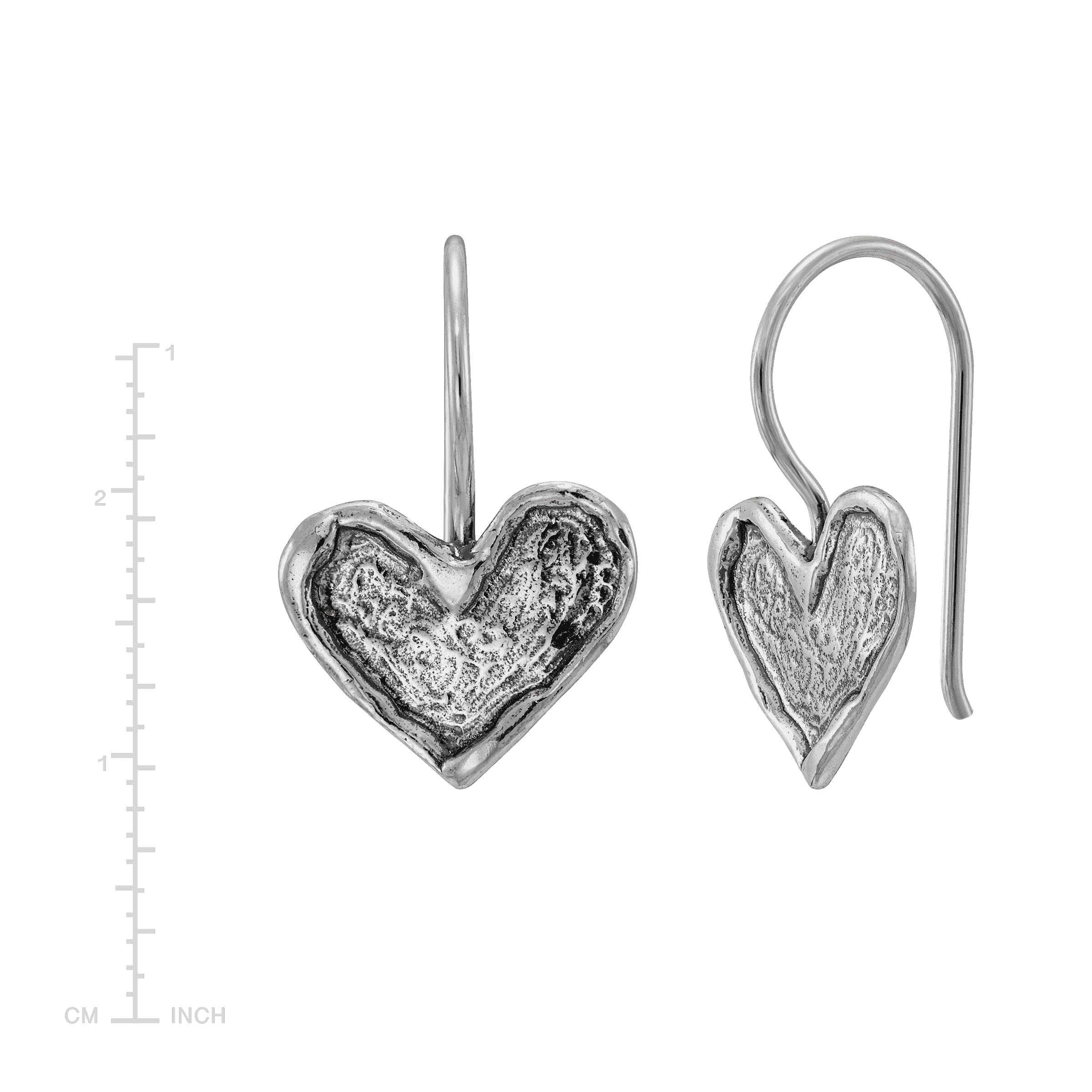 Silpada 'Heart Song' Drop Dangle Earrings in Sterling Silver