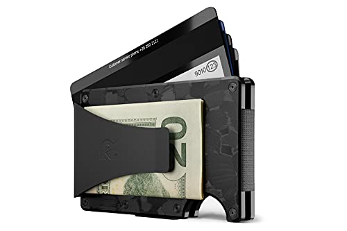 The Ridge Forged Carbon Fiber Money Clip Wallet Thinner Than Smartphone