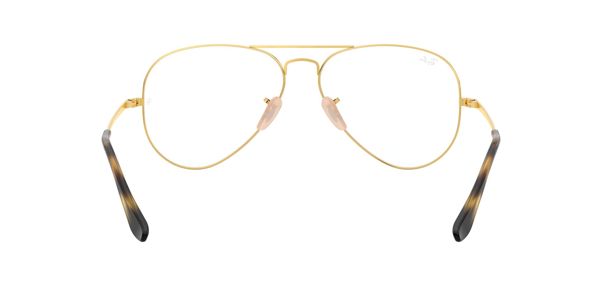 Ray-Ban Rx6489 Aviator Prescription Eyeglass Frames, Arista/Demo Lens, 58 mm