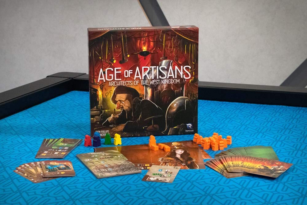 Renegade Game Studios Age of Artisans - Architects of The West Kingdom- Game for 1-6 Players Aged 12 & Up