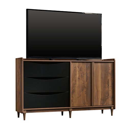 Sauder Harvey Park Entertainment Credenza, For TV's up to 55", Grand Walnut finish