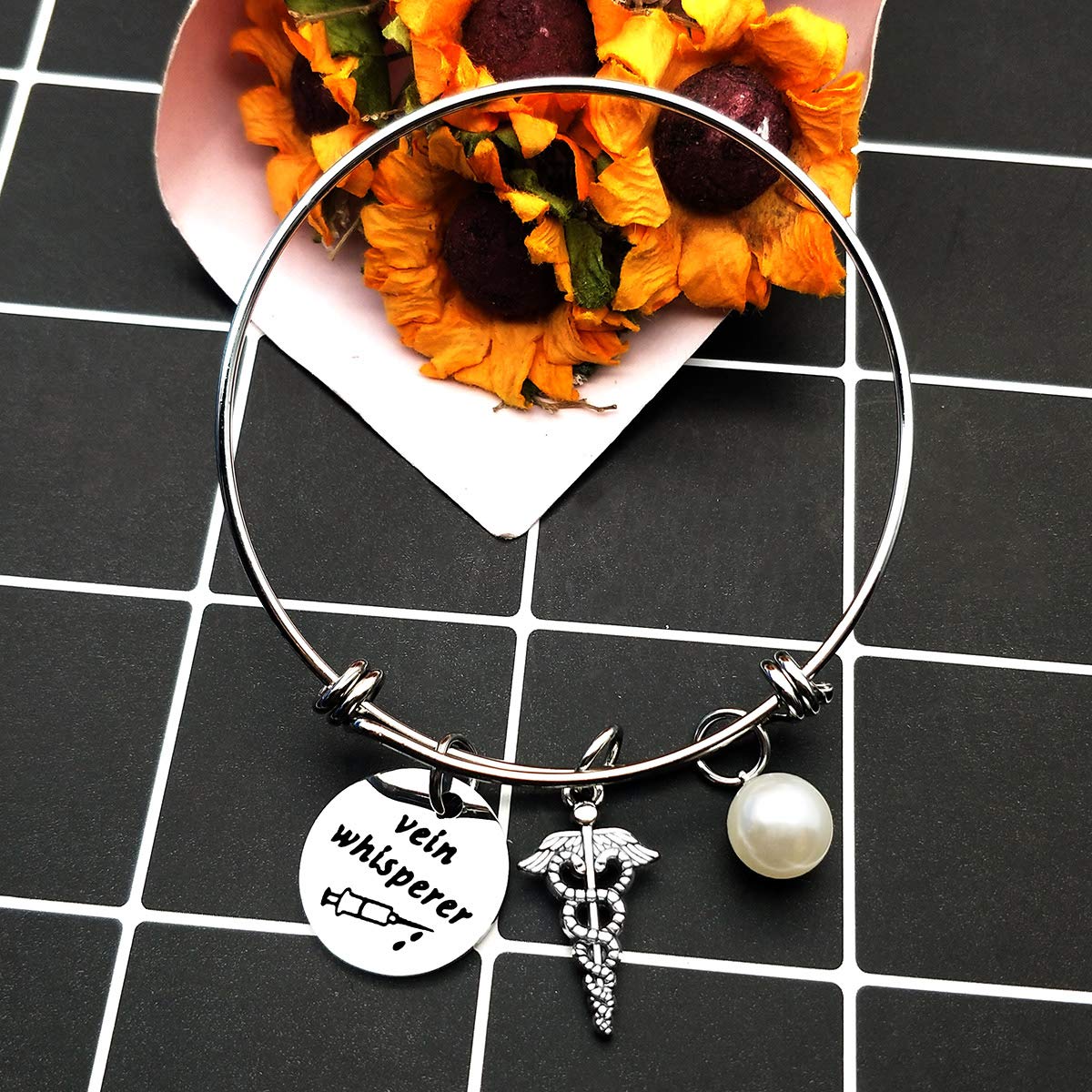 Phlebotomist Gift Phlebotomist Bracelet for Women Phlebotomy Technician Nurse Gift Phlebotomy Student Graduation Gift for Technician Hematologist Medical Technologist Birthday Gif for Medical Lab Tech
