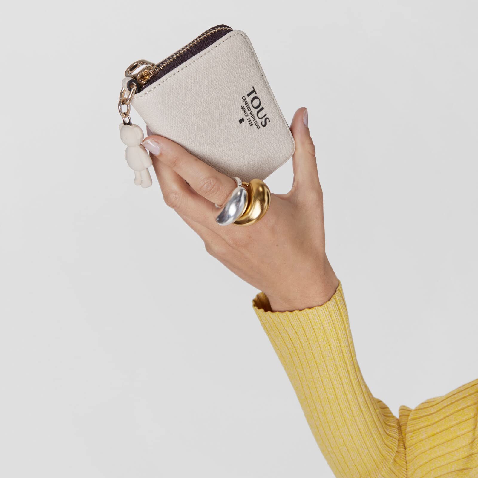 Tous Billfold, NA, Beige, Beige, Casual