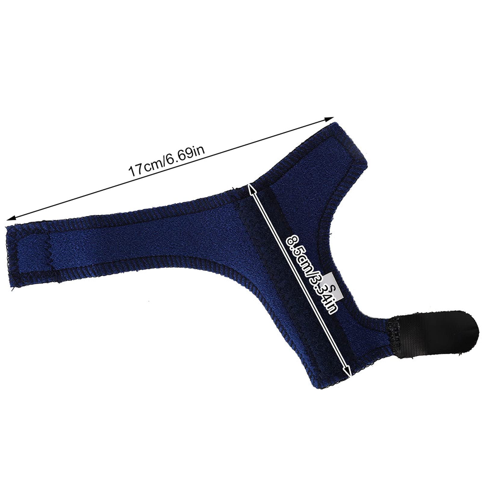 Weohoviy Thumb Brace, Trigger Finger Splint for Kids, Support Brace for Straightening Broken Fingers, Injuries, Arthritis, Trigger Finger(S) blue