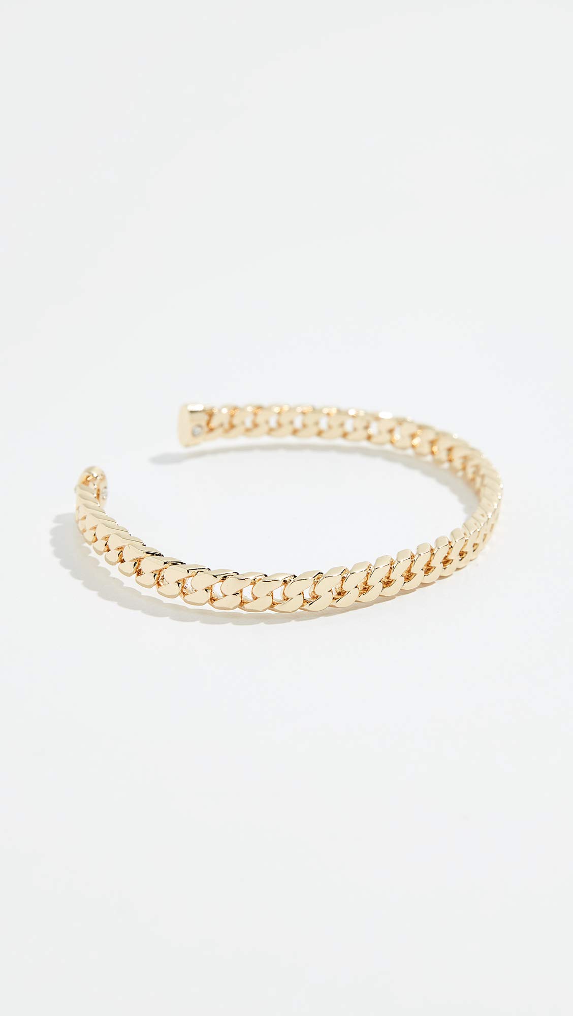 SHASHI Women's Chain Cuff Bracelet, Gold, One Size