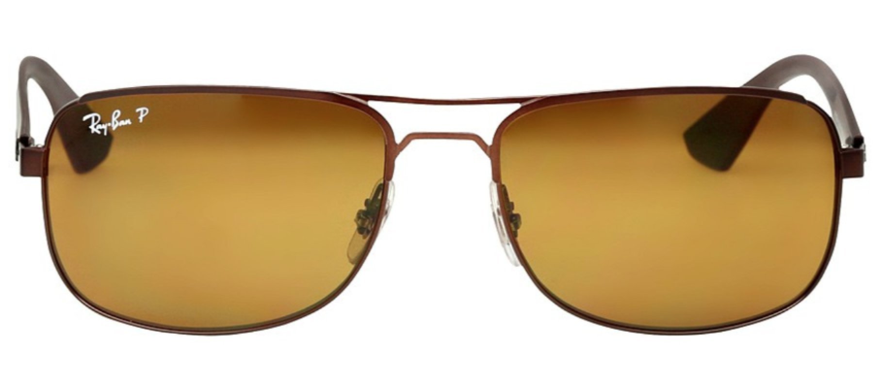 Ray-Ban RB3524-012/83 Sunglasses Matte Brown w/Polarized Brown Lens 57mm