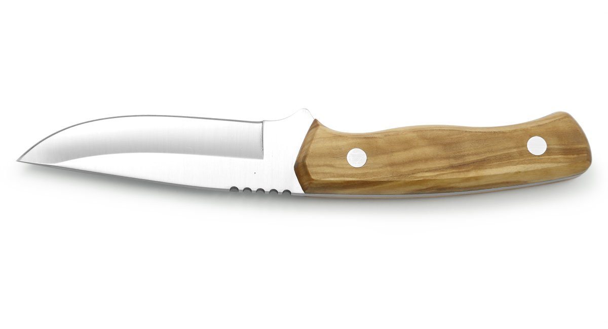 PUMA IP Alicante Olive Handle Spanish Made Hunting Knife With Leather Sheath